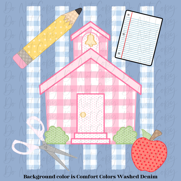 PNG Digital Design Girly Trendy Back to School Files Kid Design Pink P ...